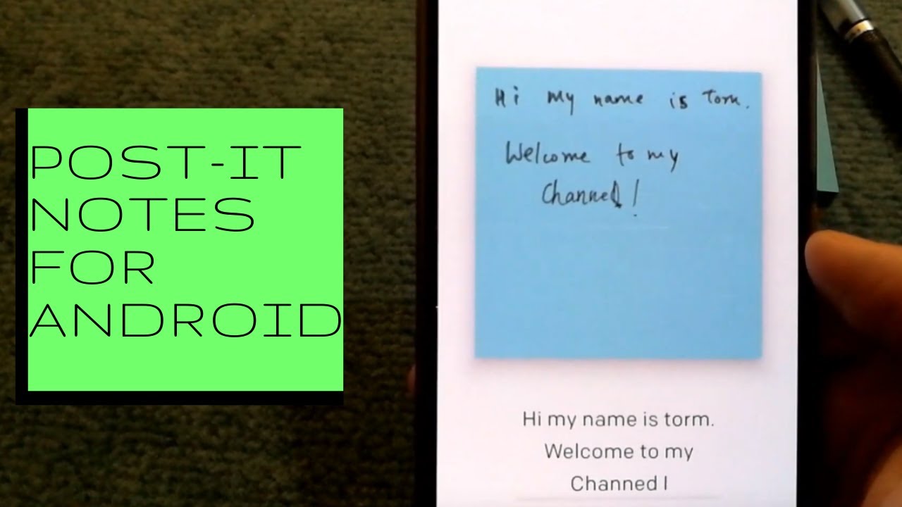 Snap And Transcribe Your Handwritten Post-It Notes With Post-It App For ...