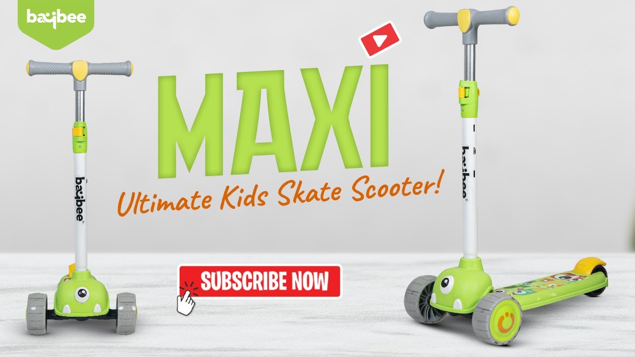 Maxi Magic Discover Baybee's Ultimate Kids Skate Scooter! - YouTube