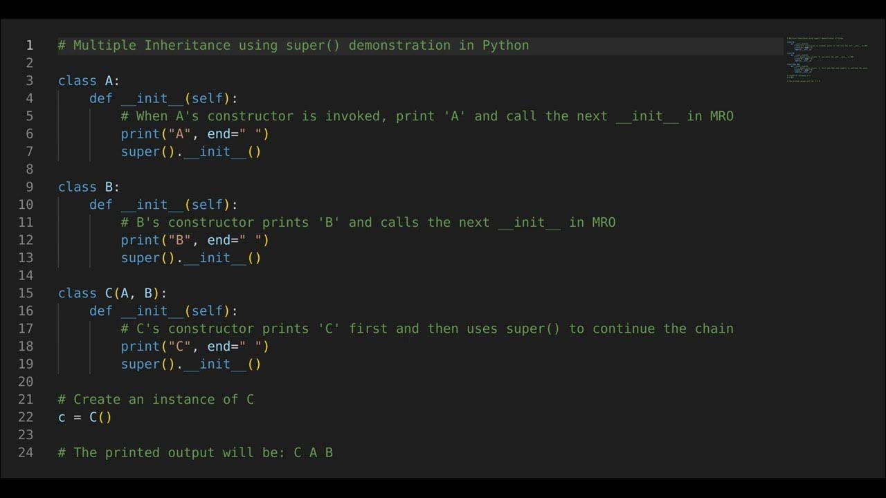 Python Interview Question: Multiple inheritance - YouTube