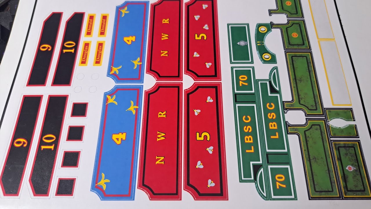 More Thomas and Friends Trackmaster Decals - YouTube