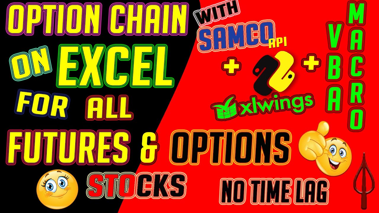 HOW TO GET LIVE OPTION CHAIN DATA FOR FREE ALL FNO STOCKS ON EXCEL HOW TO GET LIVE OPTION CHAIN DATA FOR FREE ALL FNO STOCKS ON EXCEL