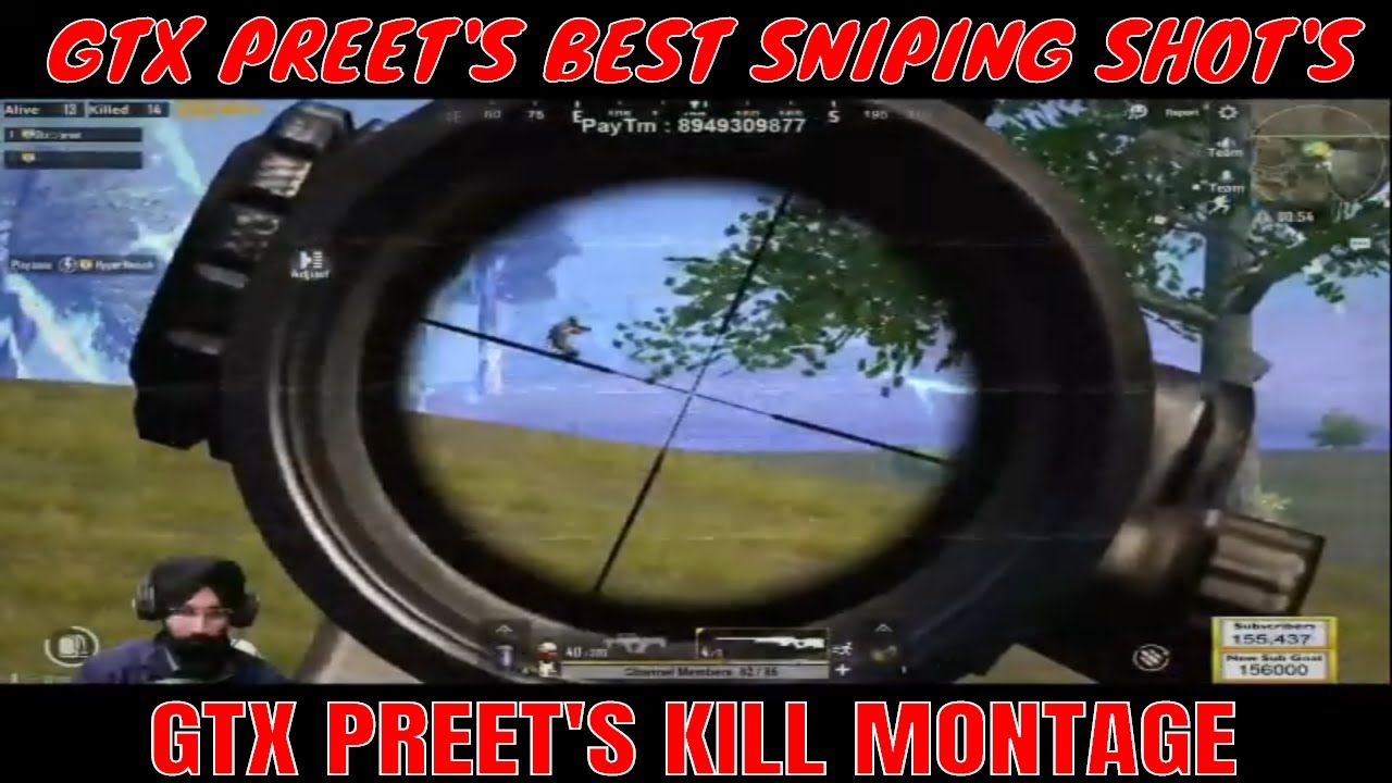 GTX PREET'S KILL MONTAGE [PART - 1] || GTX PREET - YouTube