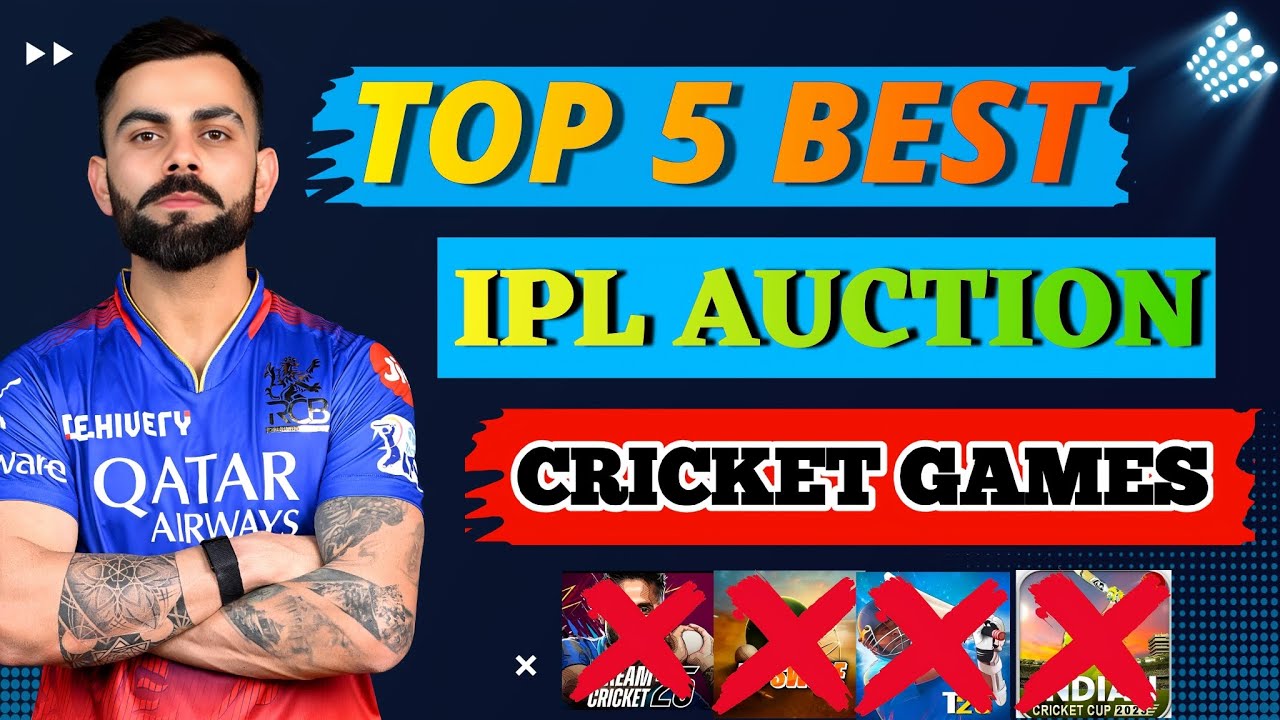 Top 5 Ipl Cricket Games For Android 😳 2025 Best IPL Games Free | IPL AUCTION | - YouTube