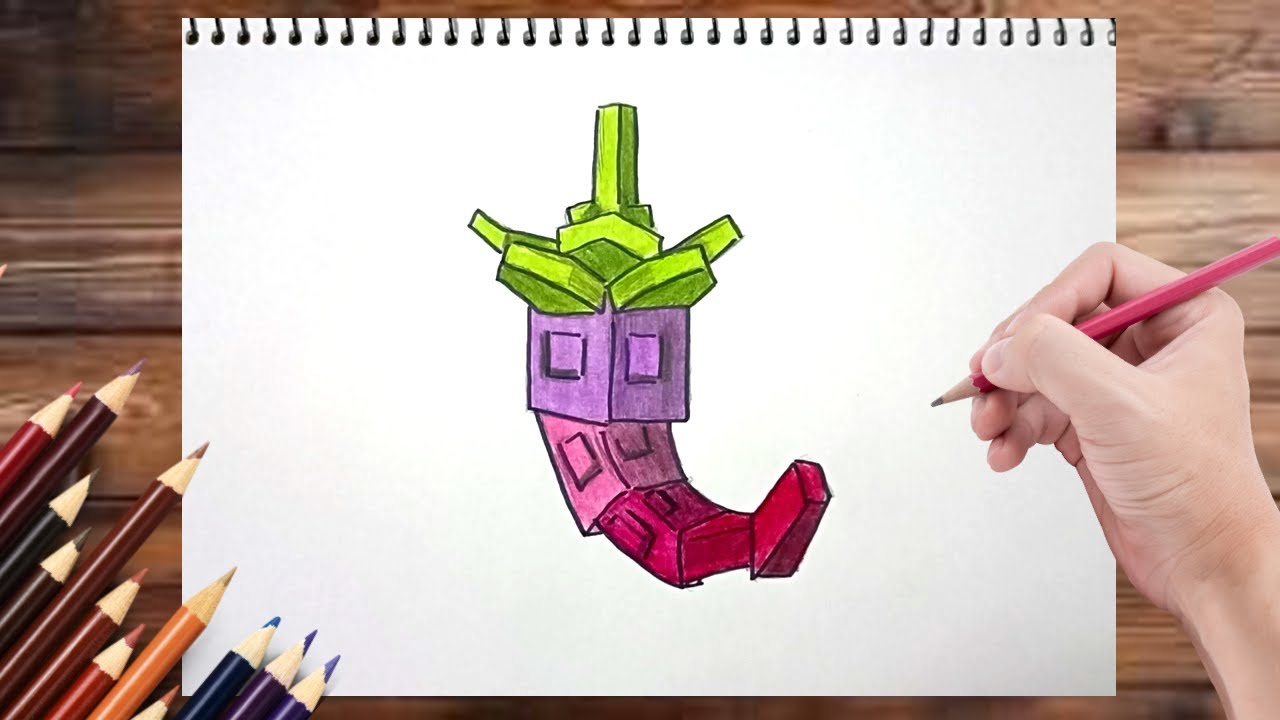 How to draw grow a garden dragon pepper step by step |Roblox - YouTube