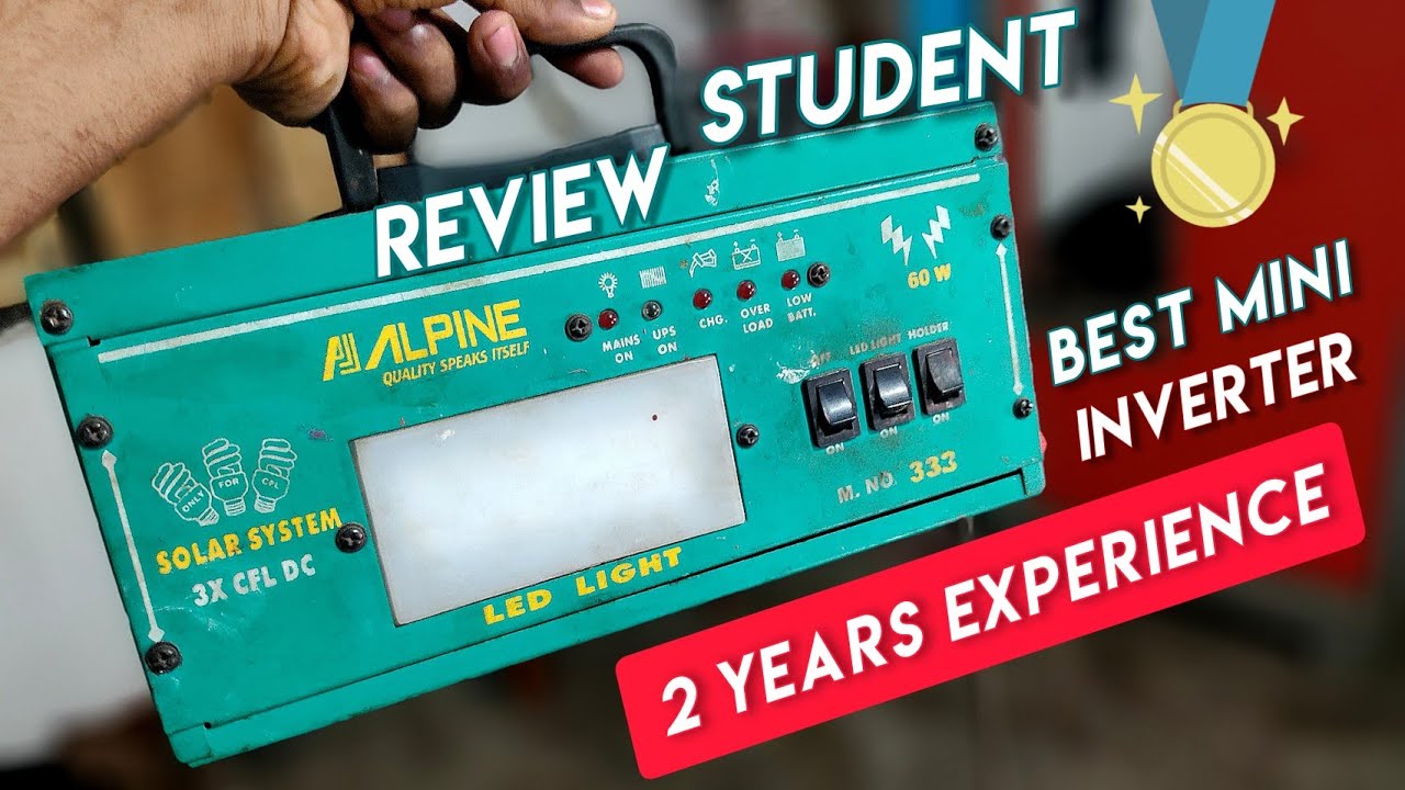 7 घंटा चलेगा | 2 Years Experience & Review LED Portable mini inverter ...