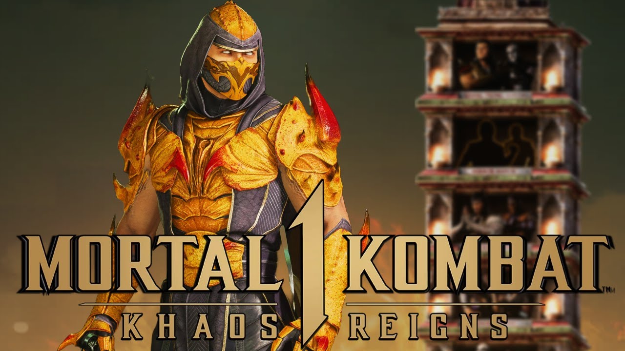 Mortal Kombat 1 - "Hanzo Hasashi" Scorpion Klassic Tower Gameplay MK1 ...
