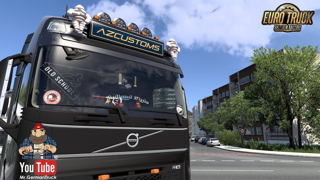 [ETS2 v1.53] Big Lightbox for SCS Volvo FH4/5/6 - YouTube
