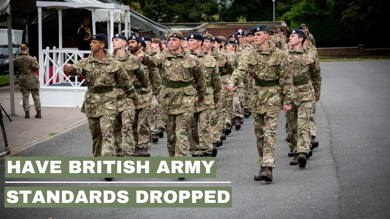 BRITISH ARMY VETERAN, HAVE BRITISH ARMY STANDARDS DROPPED - YouTube