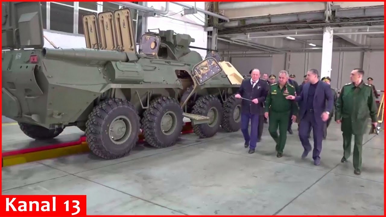 Russian defence minister Shoigu inspects Russian arms factories - YouTube
