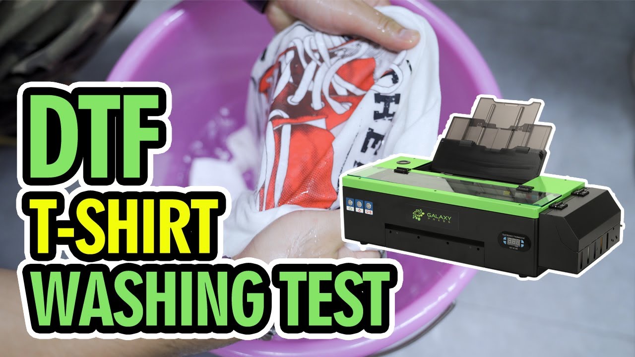 DTF T-Shirt Washing Test | Exceptional Wash Resistance and ...