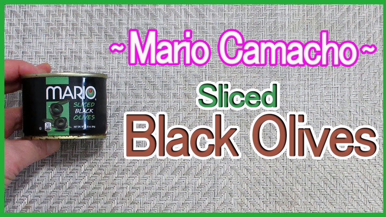 Mario Camacho Sliced Black Olives - YouTube