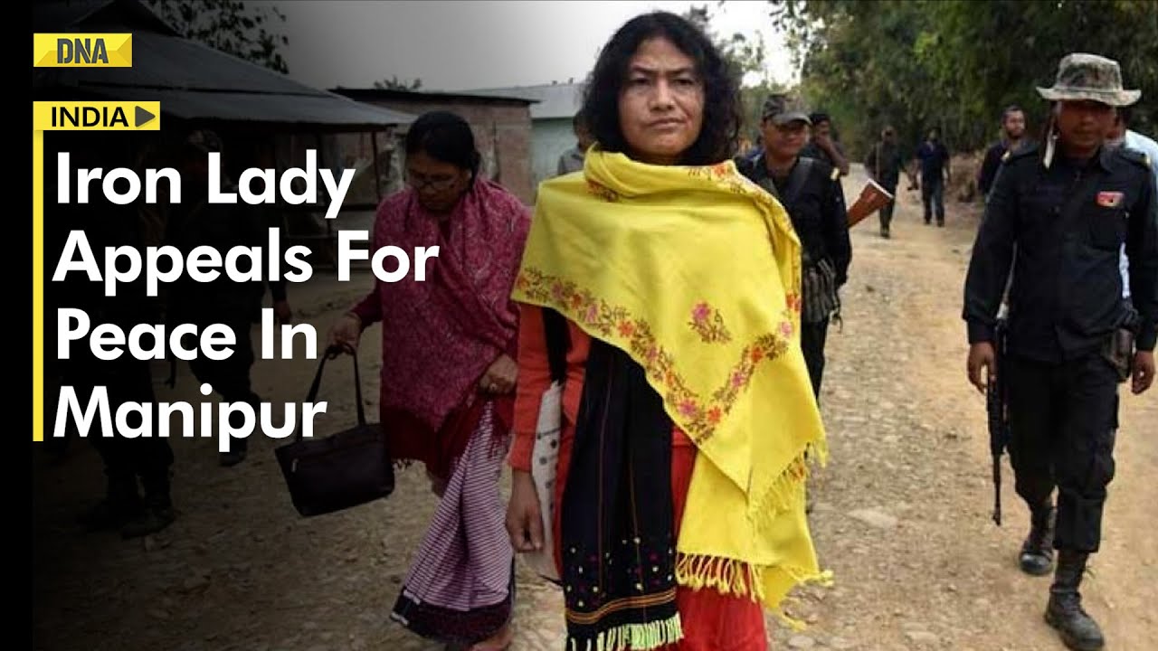 Manipur News: Iron Lady Irom Sharmila Appeals For Peace, Says What’s ...