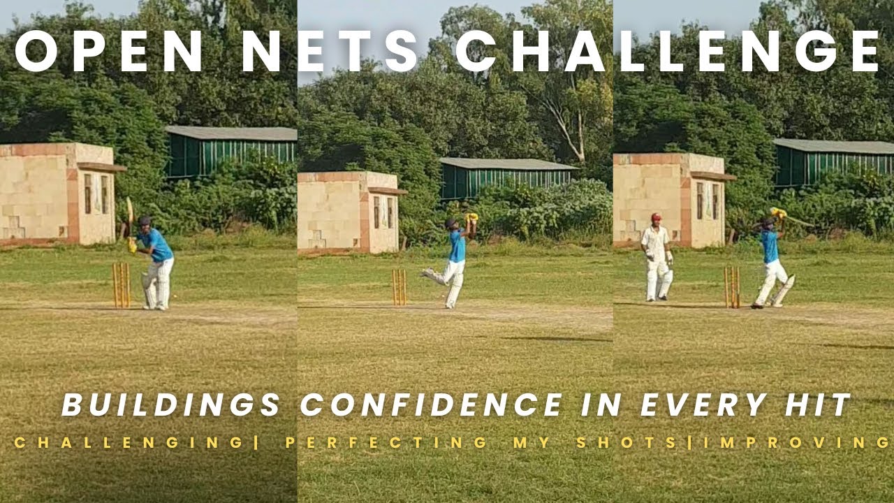 Open Nets Batting Video || Open Nets Challenge || New Cricket Ground || - YouTube