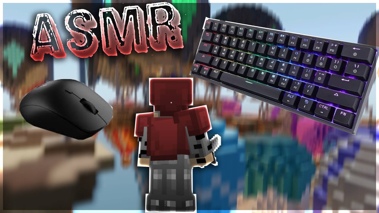 Smooth Keyboard And Mouse Sounds ASMR || 240 FPS || Pika Network ...