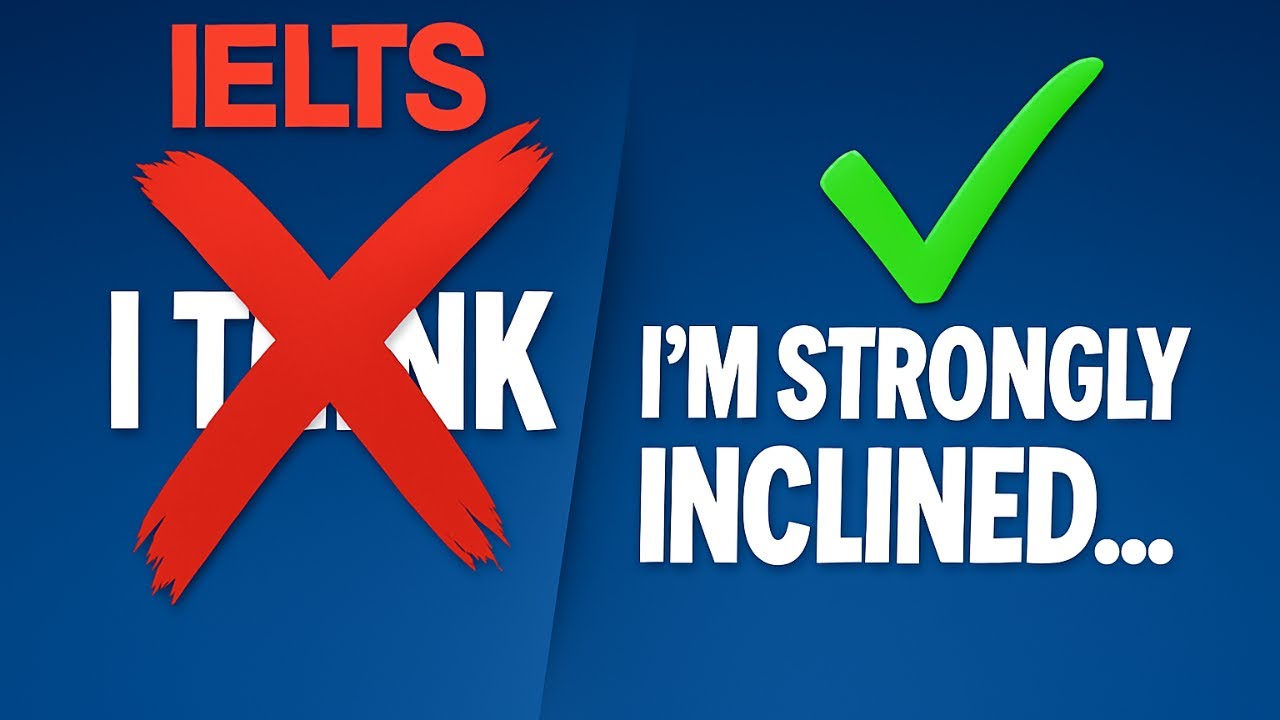 IELTS Speaking: Stop Saying 'I Think' - 5 Strong Phrases for Band 7 ...
