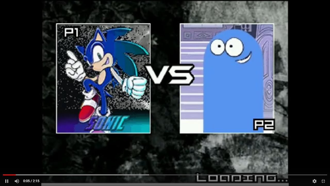Sonic the Hedgehog Vs. Bloo (Foster's Home for Imaginary Friends ...