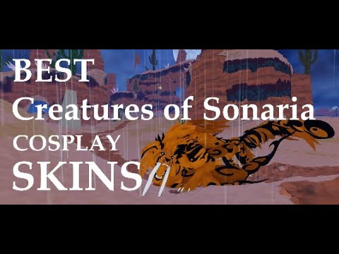 Creatures of Sonaria Skins! Fun cosplay :P - YouTube