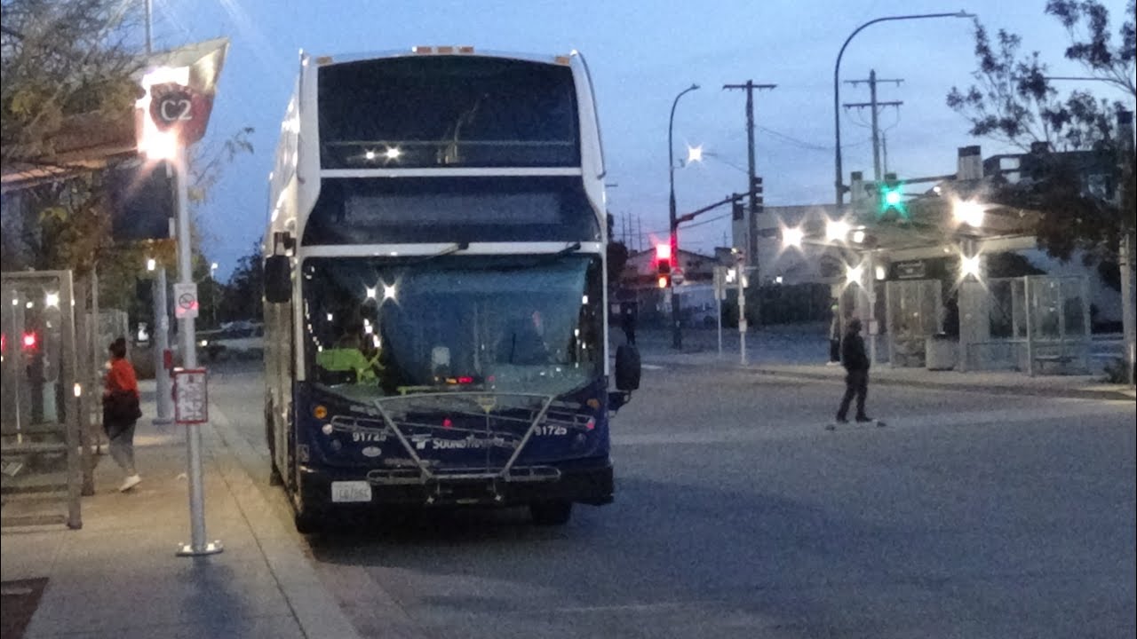 Birds EYE View on I-405! Sound transit rt 535 to Bellevue 10 - YouTube