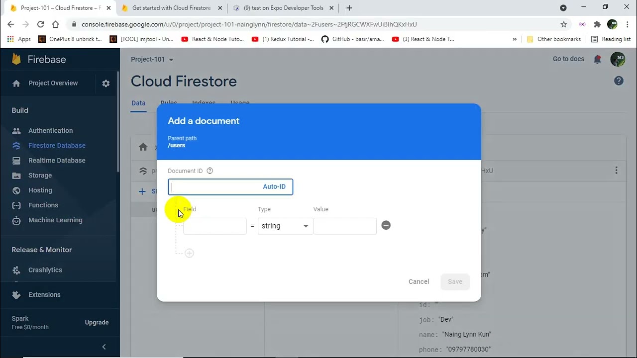 React Native For Beginner Reactnative101 Part58 Fetchdata Document Foreach Firestore Youtube