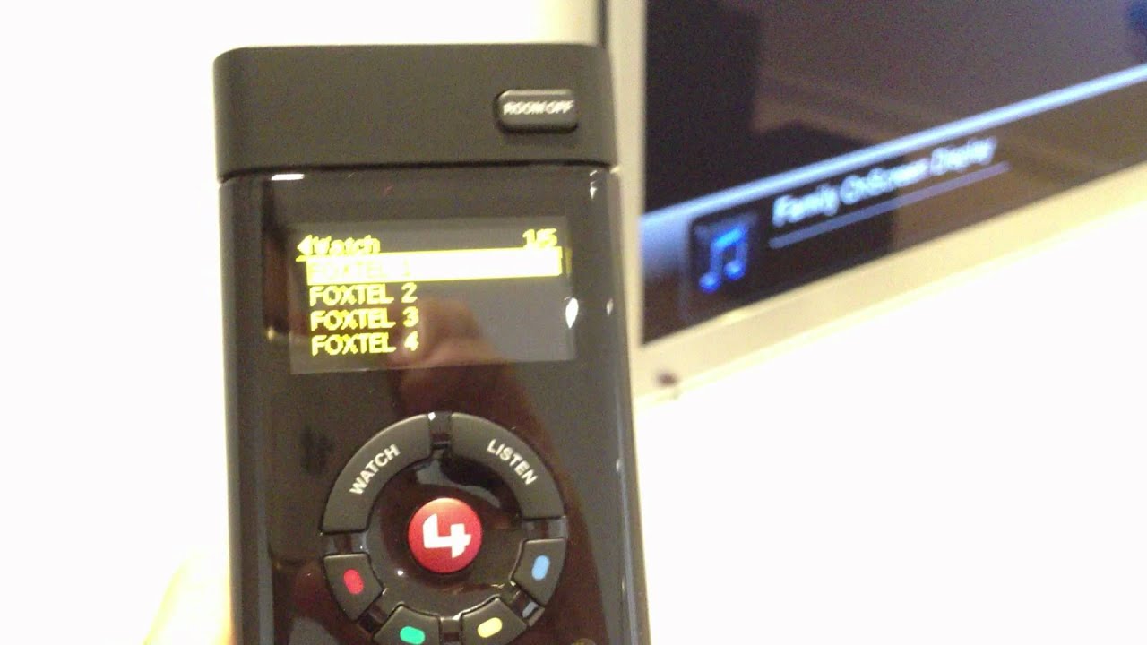 Control4 SR-250 Remote Control - YouTube