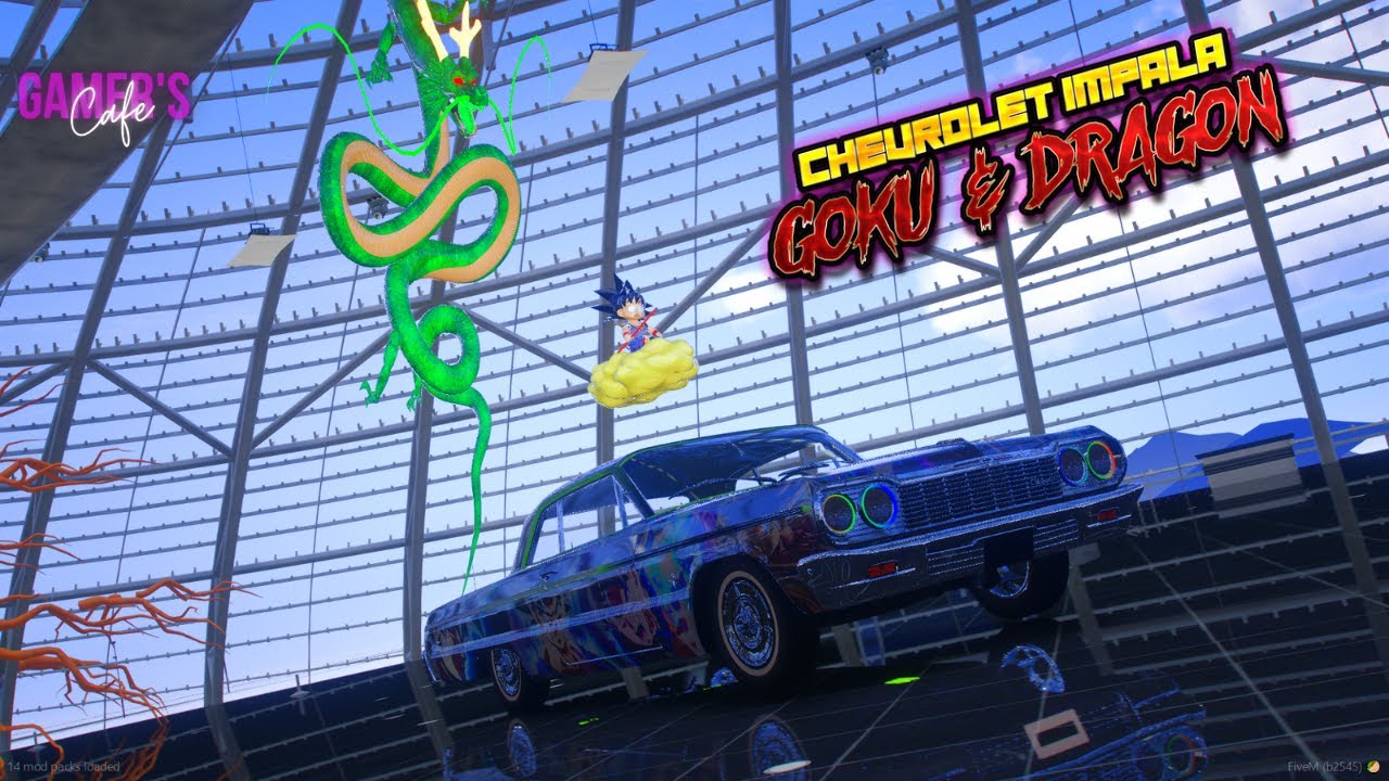 Chevrolet Impala Goku & Dragon 3D Animation #fivem #gtavmods #gtav #car ...