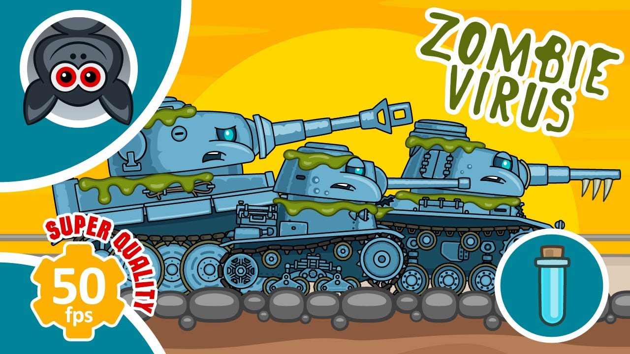 Zombie Virus. All Episodes of Season 4. “Steel Monsters” Tank Animation ...