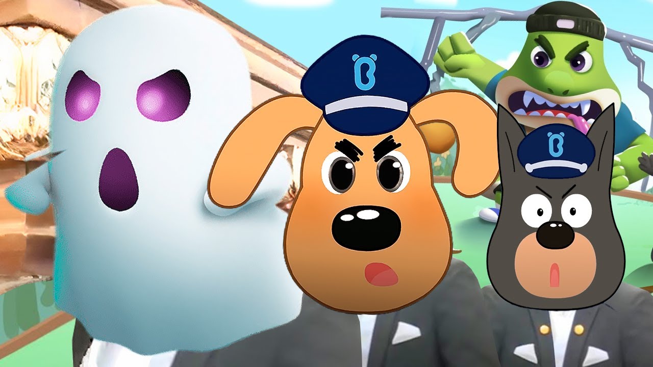 Scary BabyBus: Police Cartoon Sheriff Labrador - Coffin Dance Song ...