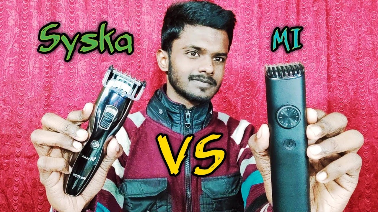 Syska HT3333K vs Mi Beard 1C | Trimmer Comparison - YouTube