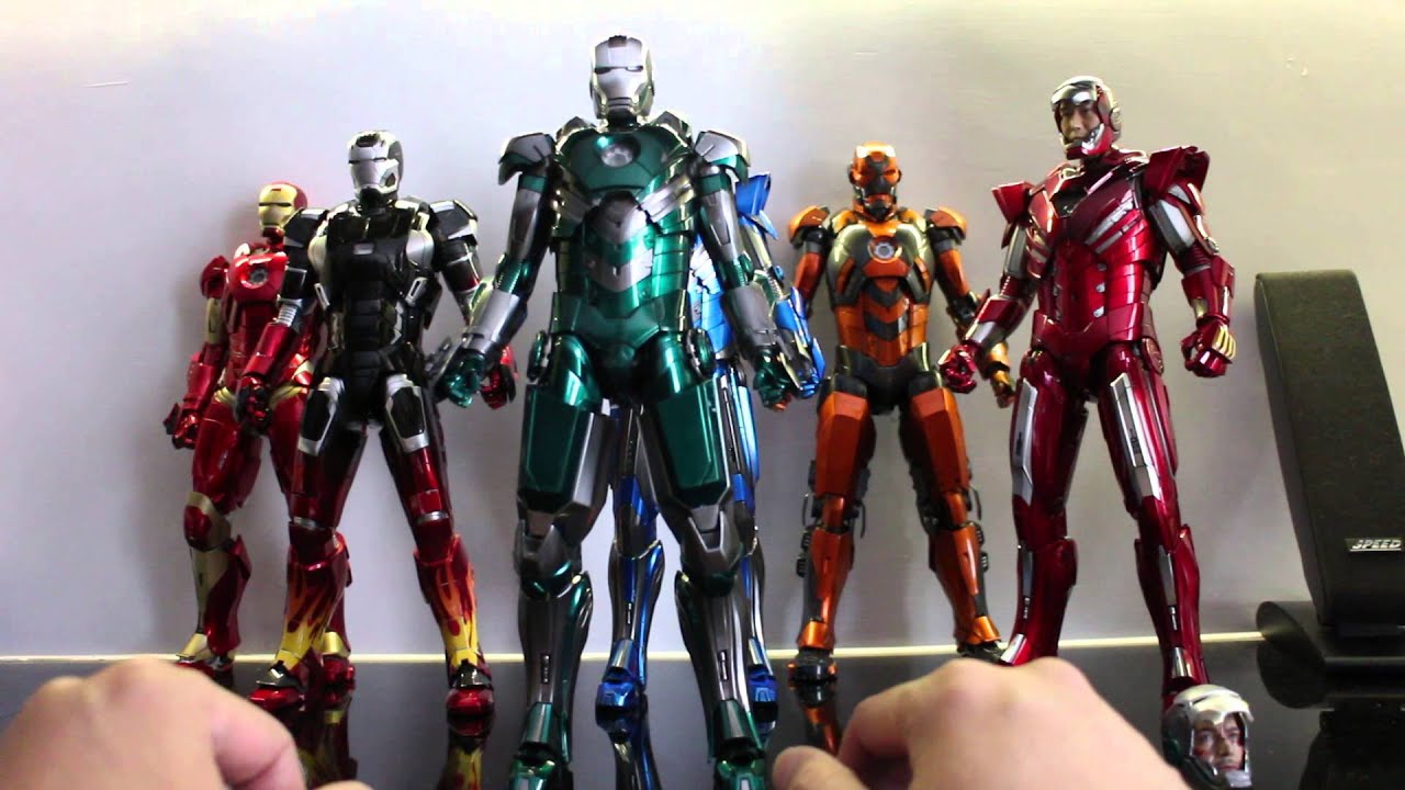 Hottoys custom made ironman mark 31 Piston - YouTube