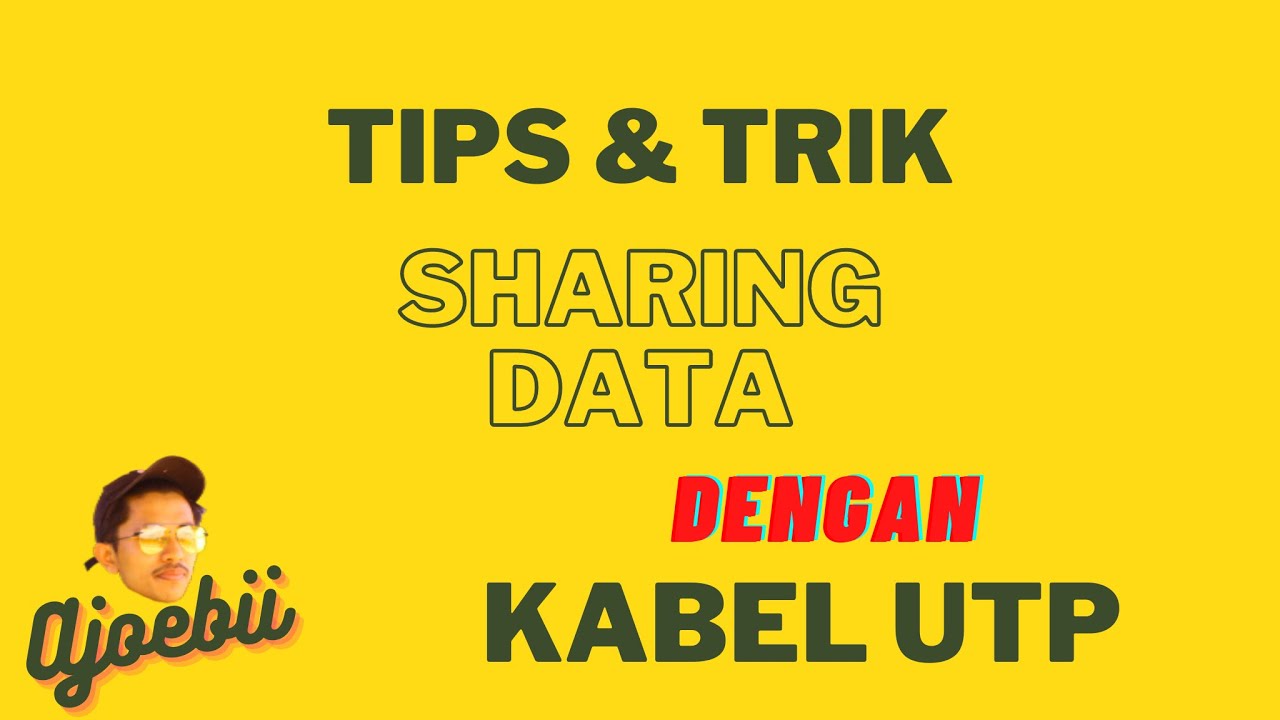 Cara Sharing Data Dengan Kabel UTP/Cross-over - YouTube