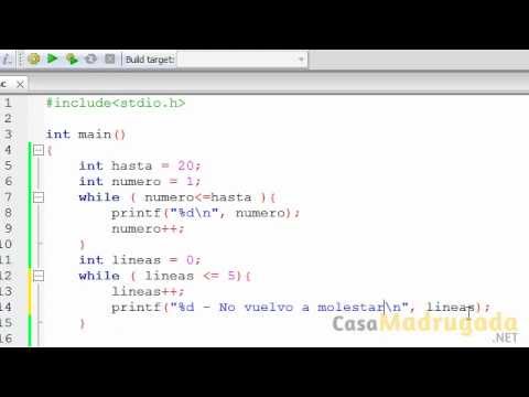 Tutorial Programacion en C - 15 - Ciclos, While - YouTube
