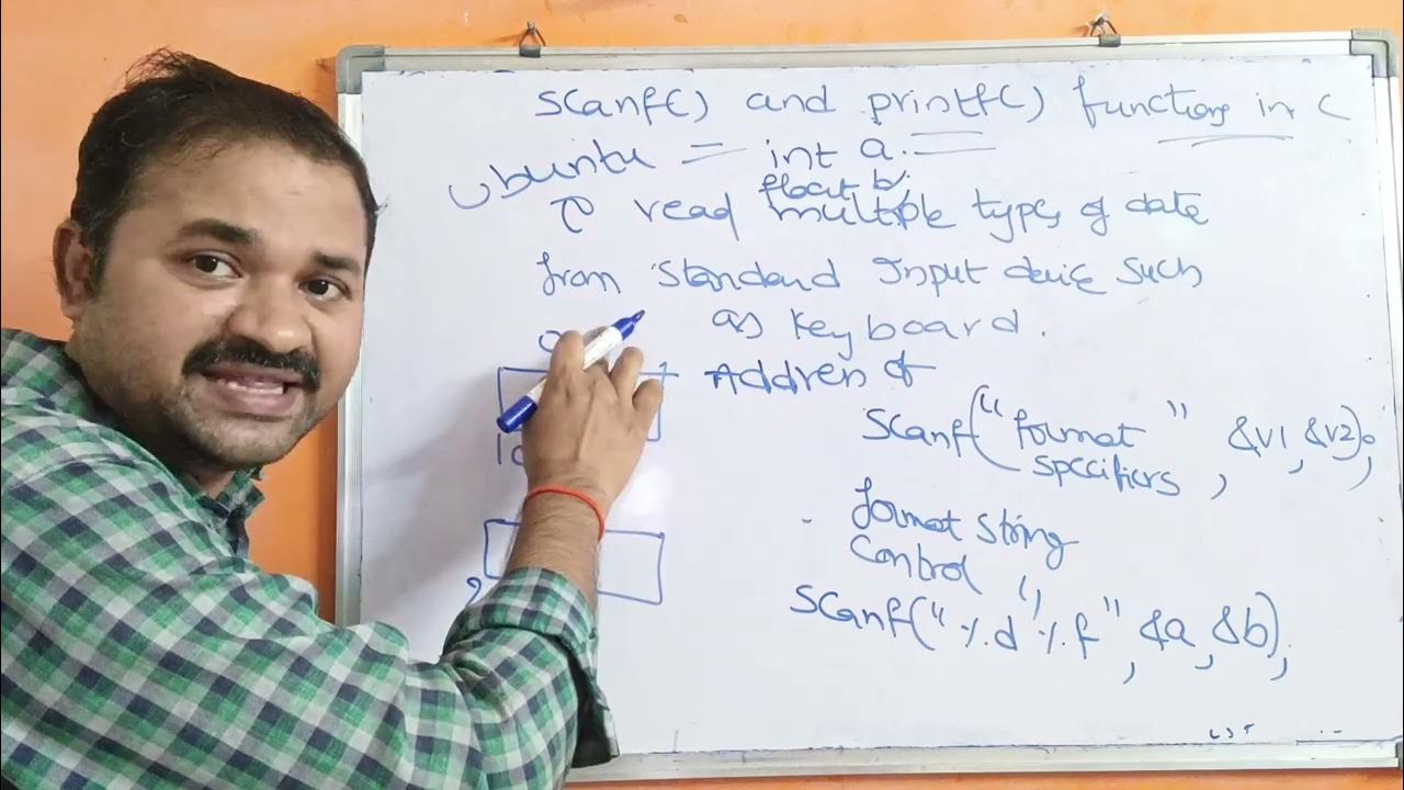 printf( ) and scanf ( ) functions in Telugu || C Programming in Telugu || C Language in Telugu ...