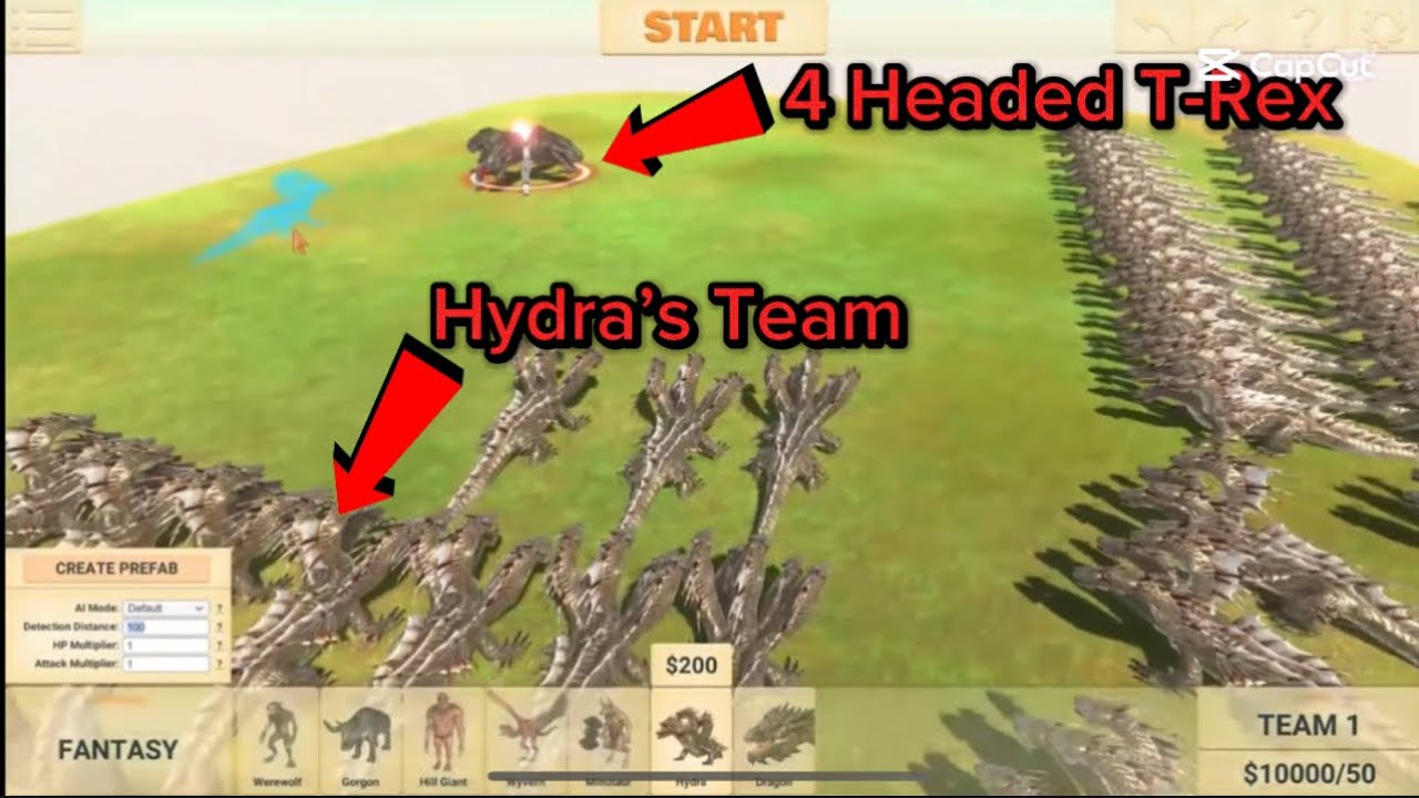 4 Headed T-Rex V/S Hydra’s Team. Shinchan V/S Franklin. KRISH-T Gaming ...
