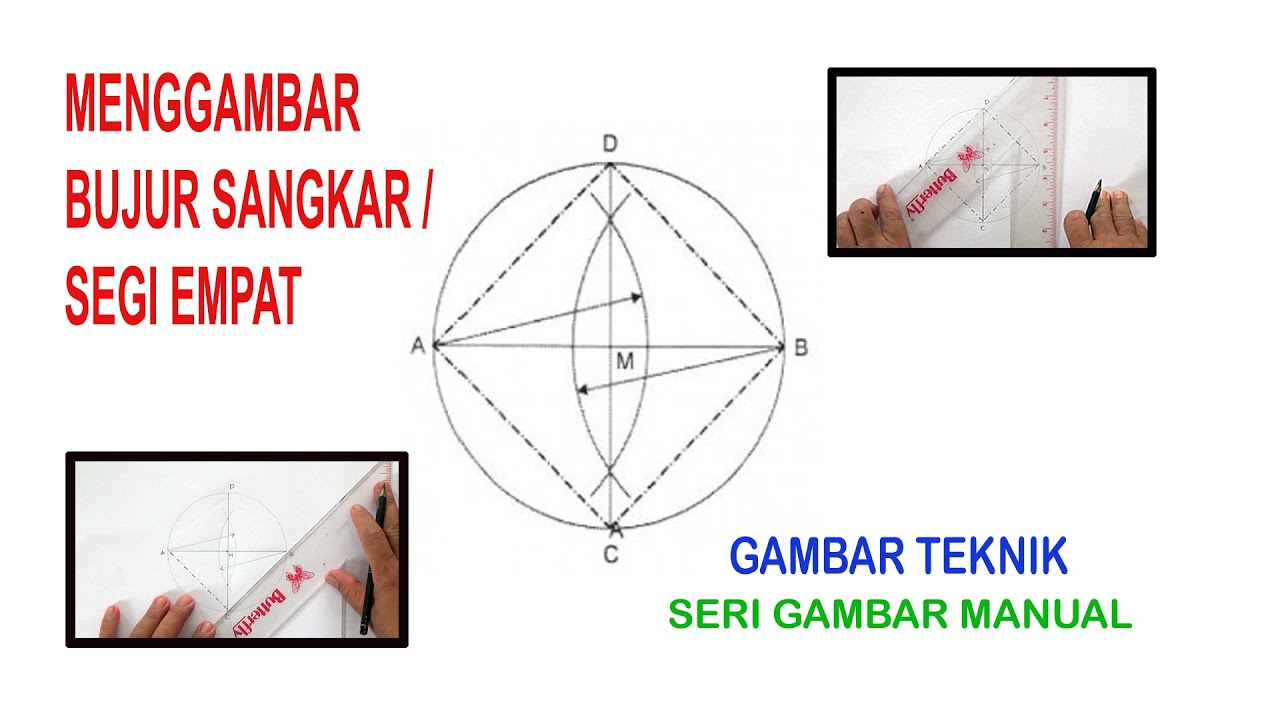 Menggambar Bujur Sangkar - YouTube