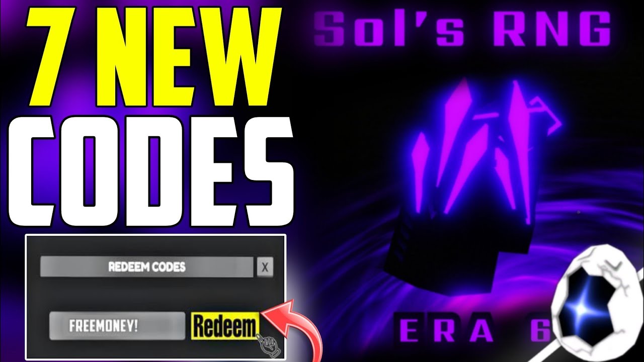 ⚠️NEW UPDATE⚠️ ALL WORKING CODES FOR SOL' S RNG IN 2024 - ROBLOX SOLS RNG CODES - SOLS RNG CODE ...