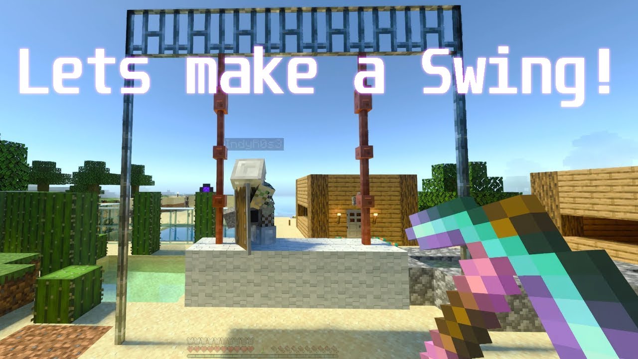 Lets Make A Swing! - Minecraft Let's Play - YouTube