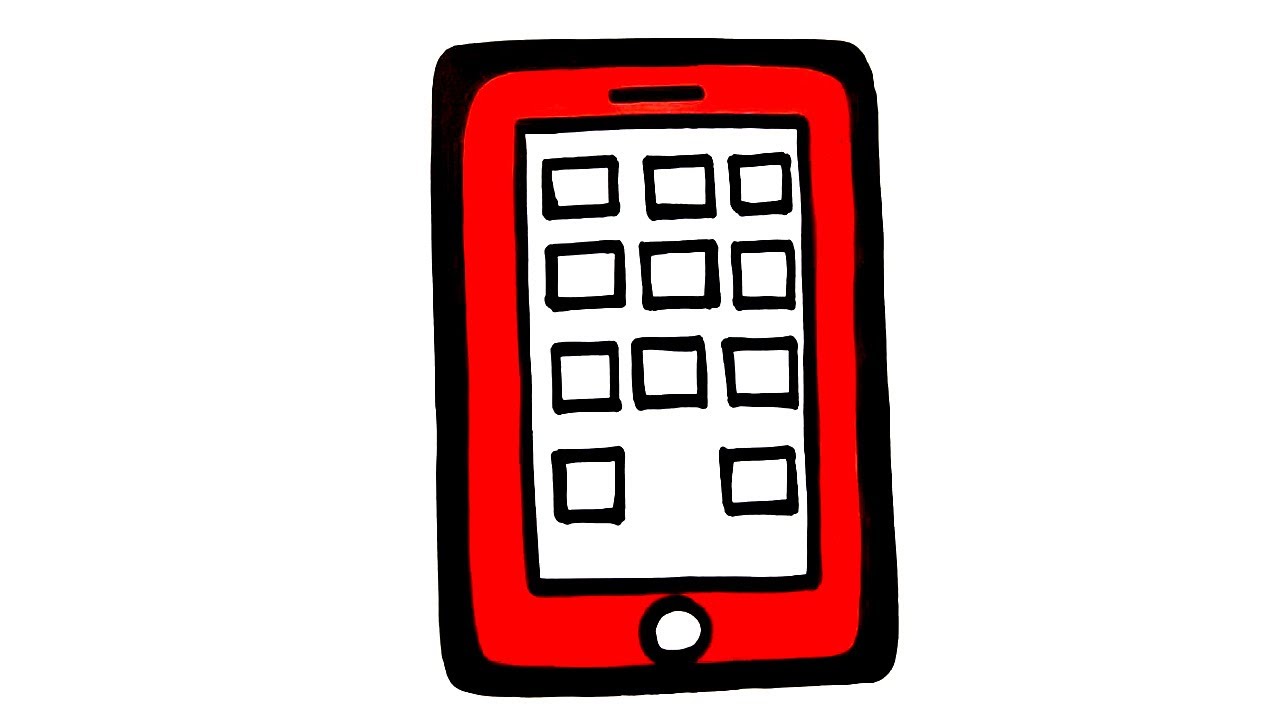 Menggambar dan Mewarnai iPhone untuk anak-anak | Tô Màu Tranh Cát ...