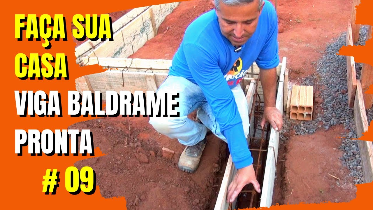 FAÇA SUA CASA, FERRAGENS DA VIGA BALDRAME #09 - YouTube