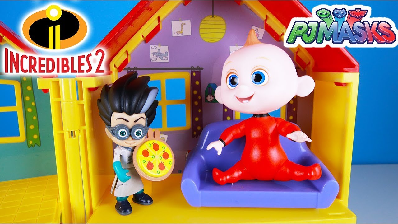 PJ Masks Superhero Pizza with Incredibles 2 and Paw Patrol Skye and ...