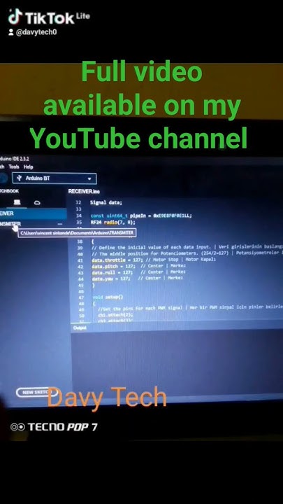 Arduino Code Youtube
