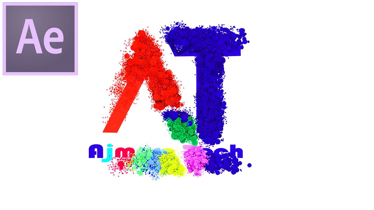 After Effects Tutorial: Particles Logo & Text Animation using - Using ...