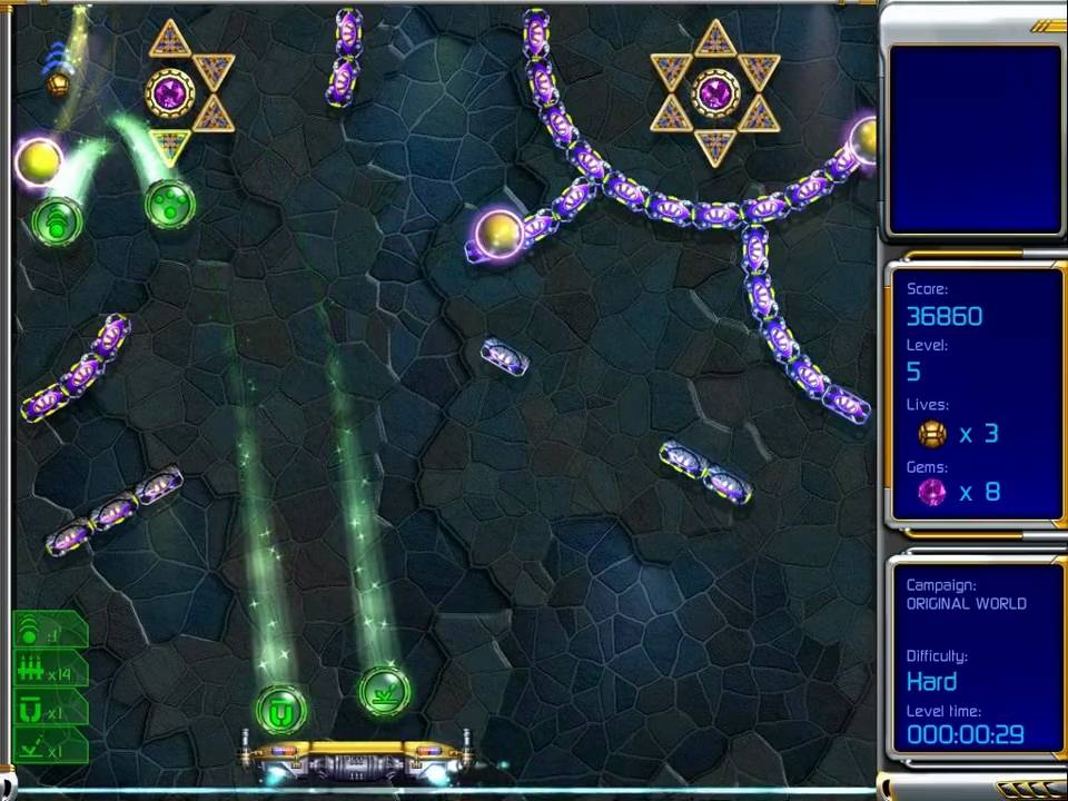 Hyperballoid 2: Time Rider gameplay, Original World Level 5 ...