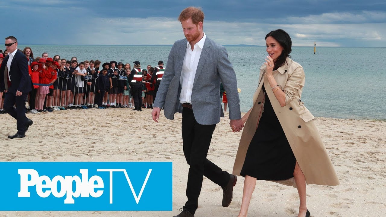 Meghan Markle And Prince Harry Hit The Beach In Australia | PeopleTV ...