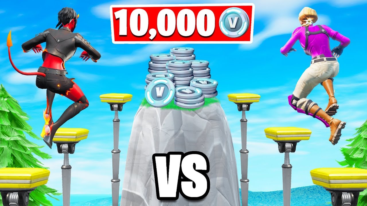 50 LEVEL Deathrun Winner Gets 10,000 VBucks! (Fortnite Creative ...