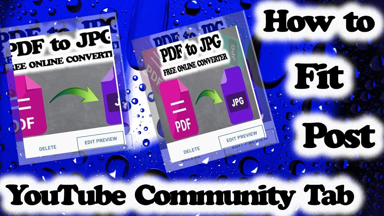 How To Fit An Image In A YouTube Community Post Youtube Tips In Tamil How To Fit An Image In A YouTube Community Post Youtube Tips In Tamil