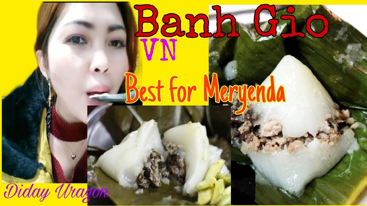BANH GIO PYRAMID RICE DUMPLING NG VIETNAM PERFECT FOR MERYENDA! - YouTube
