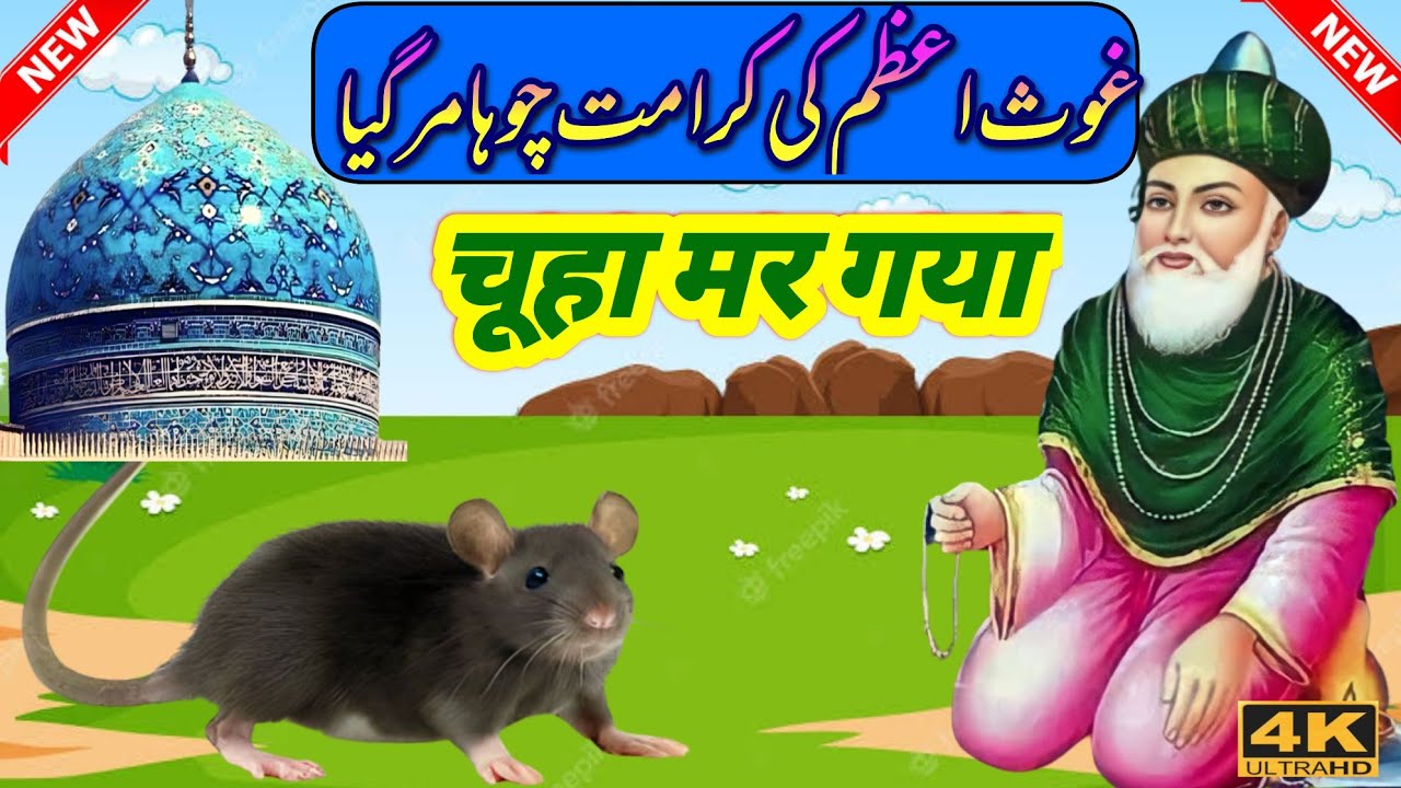 Gause azam की करामत चूहा मर गया || the mouse dide || gause azam ki ...