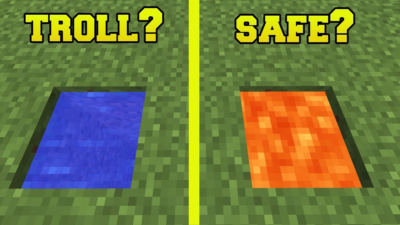 Minecraft: SPOT THE TROLL!!! (WHICH ONE IS SAFE?!) Custom Map - YouTube