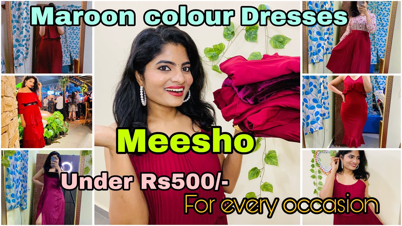 Stylish Meesho Pinterest Dresses under Rs 500! for Outings, Party ...