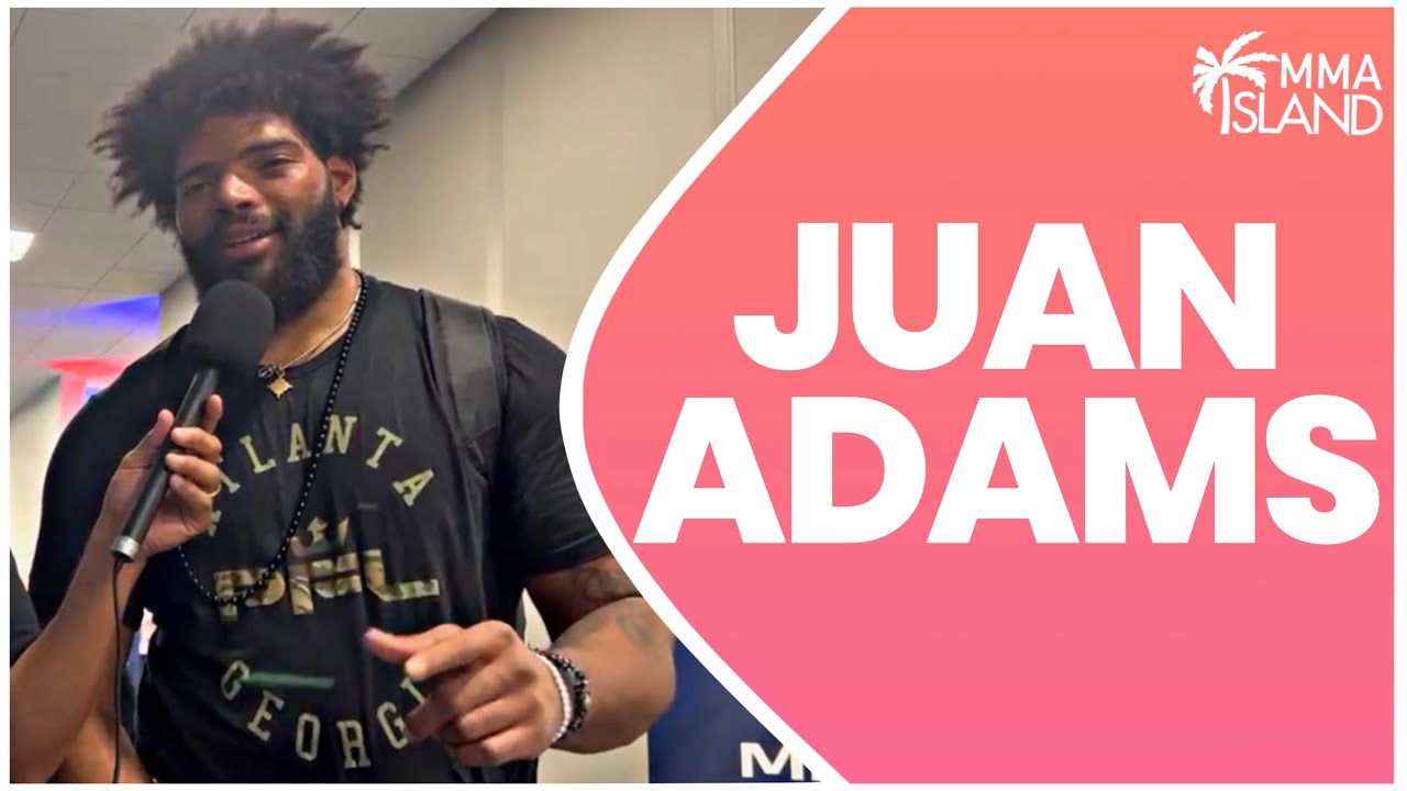 Juan Adams Talks TKO Win Over Sam Kei In PFL Debut - YouTube